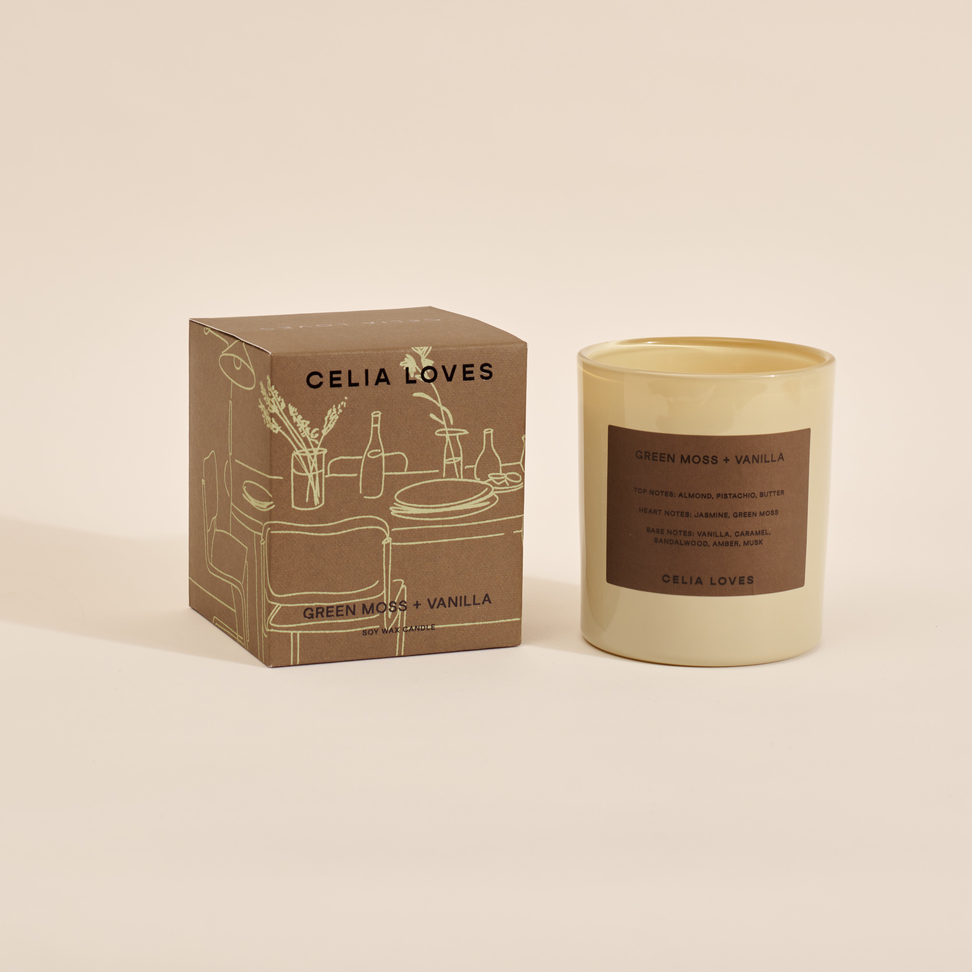 Green Moss & Vanilla 395gms – Celia Loves
